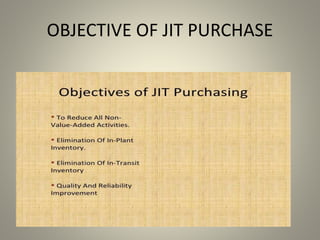 Just in time (jit) management | PPT