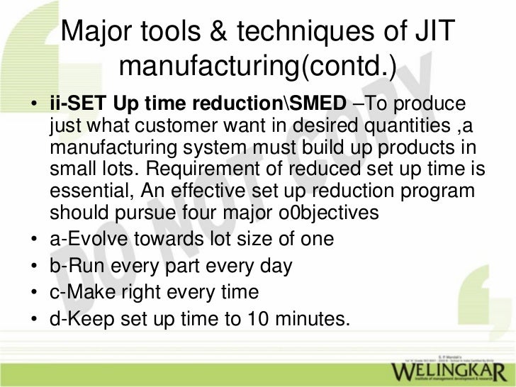 Just In Time (JIT) Systems