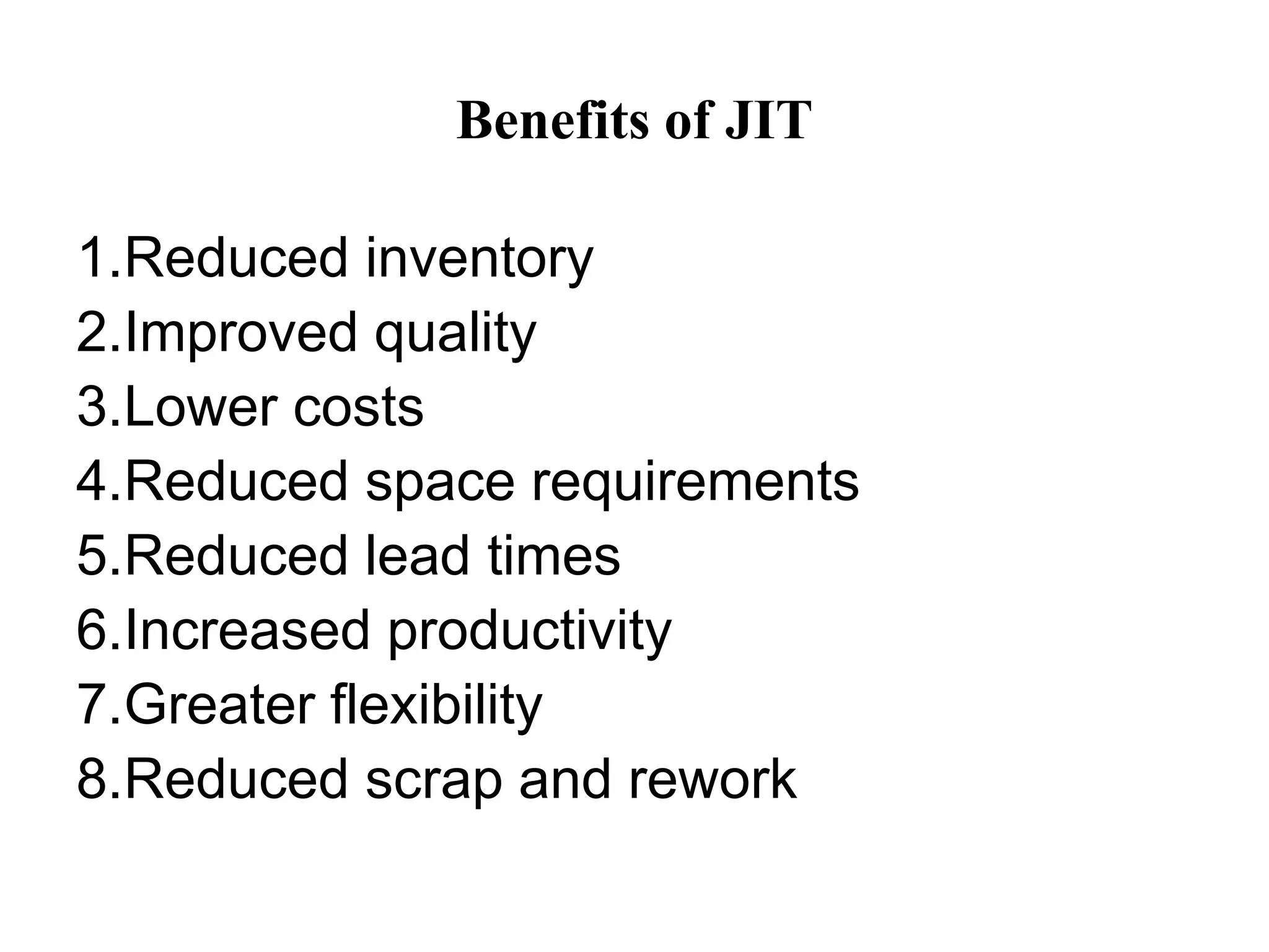 Just in time technology (jit) | PPT