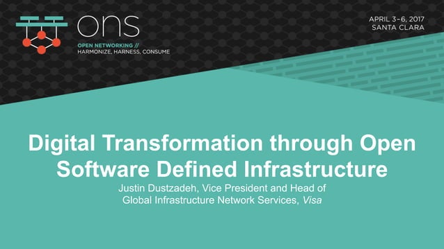 Digital Transformation through Open Software Defined Infrastructure | PPT