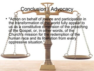 Justitia in Mundo | PPT