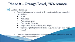 Just Keep Cataloging: How One Cataloging Unit Changed Their Workflows ...