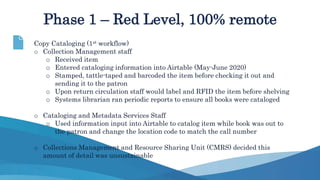 Just Keep Cataloging: How One Cataloging Unit Changed Their Workflows ...