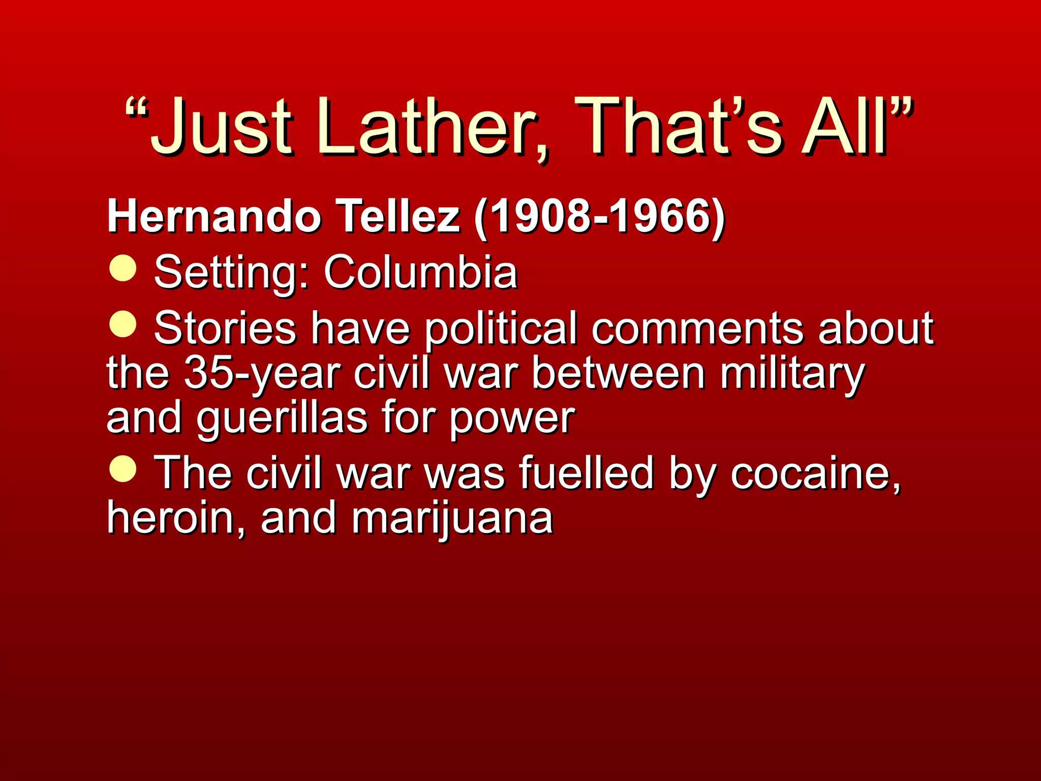 Just Lather, That’s All | PPT