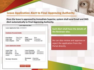 Just look leave portal | PPTX