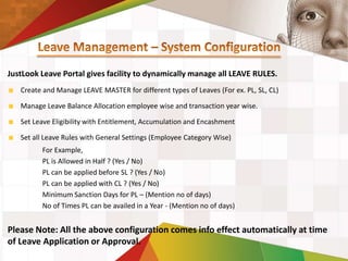 Just look leave portal | PPTX