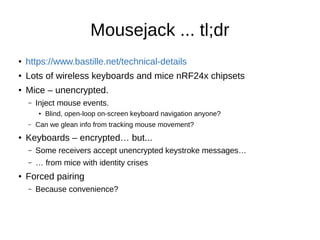 Just Mouse Jack Init | PPT