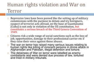 Justness of war on terror | PPTX