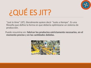 Justo a Tiempo - Just in Time - Presentación Grupo 3.pptx
