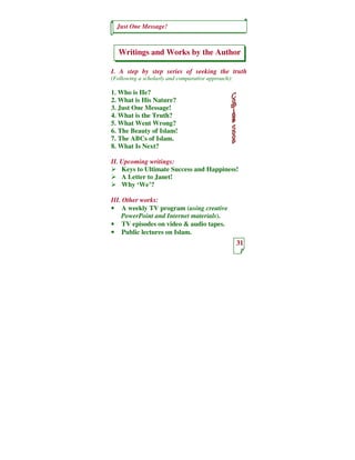 Just one message | PDF