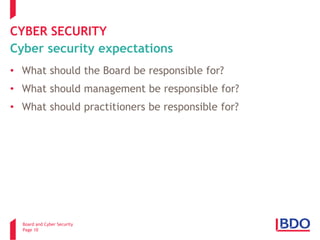 Board and Cyber Security | PPSX