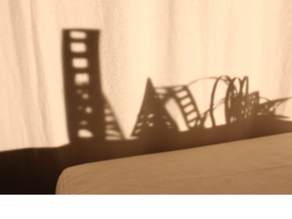 Studio pictures of shadows created by objects Studio pictures of shadows created by objects