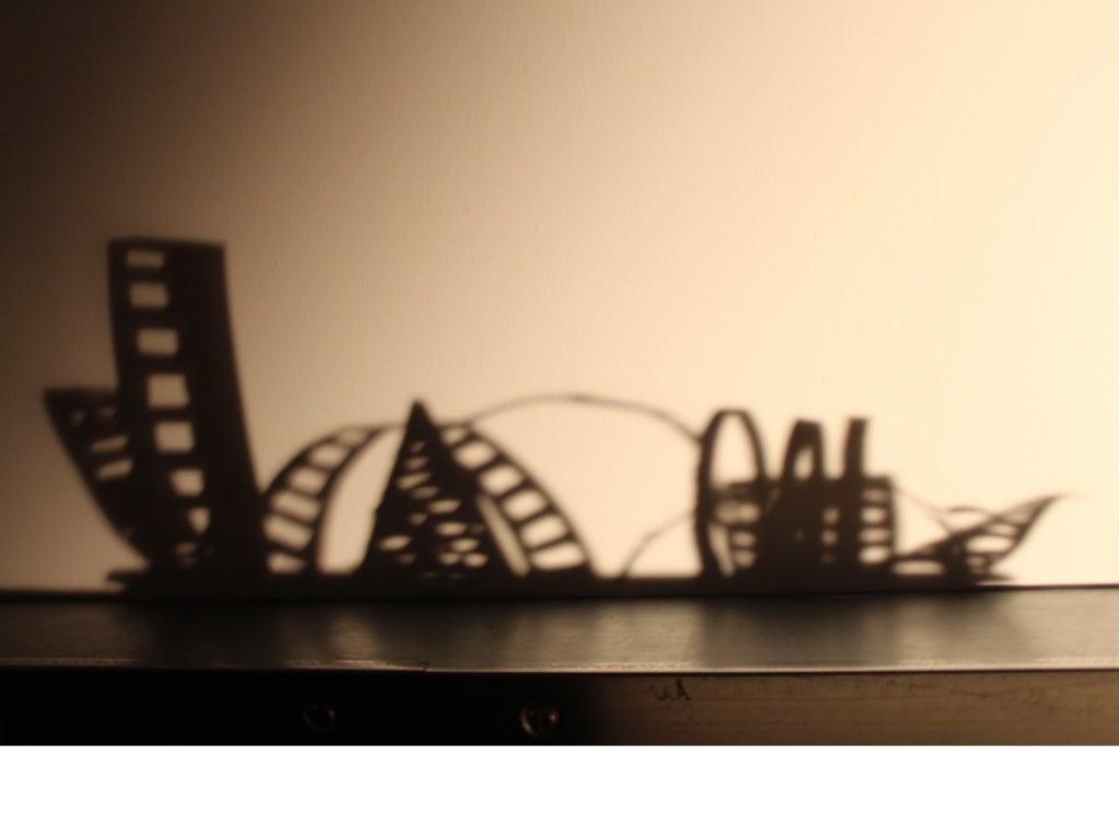 Studio pictures of shadows created by objects Studio pictures of shadows created by objects