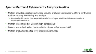 Just the sketch: advanced streaming analytics in Apache Metron | PPT