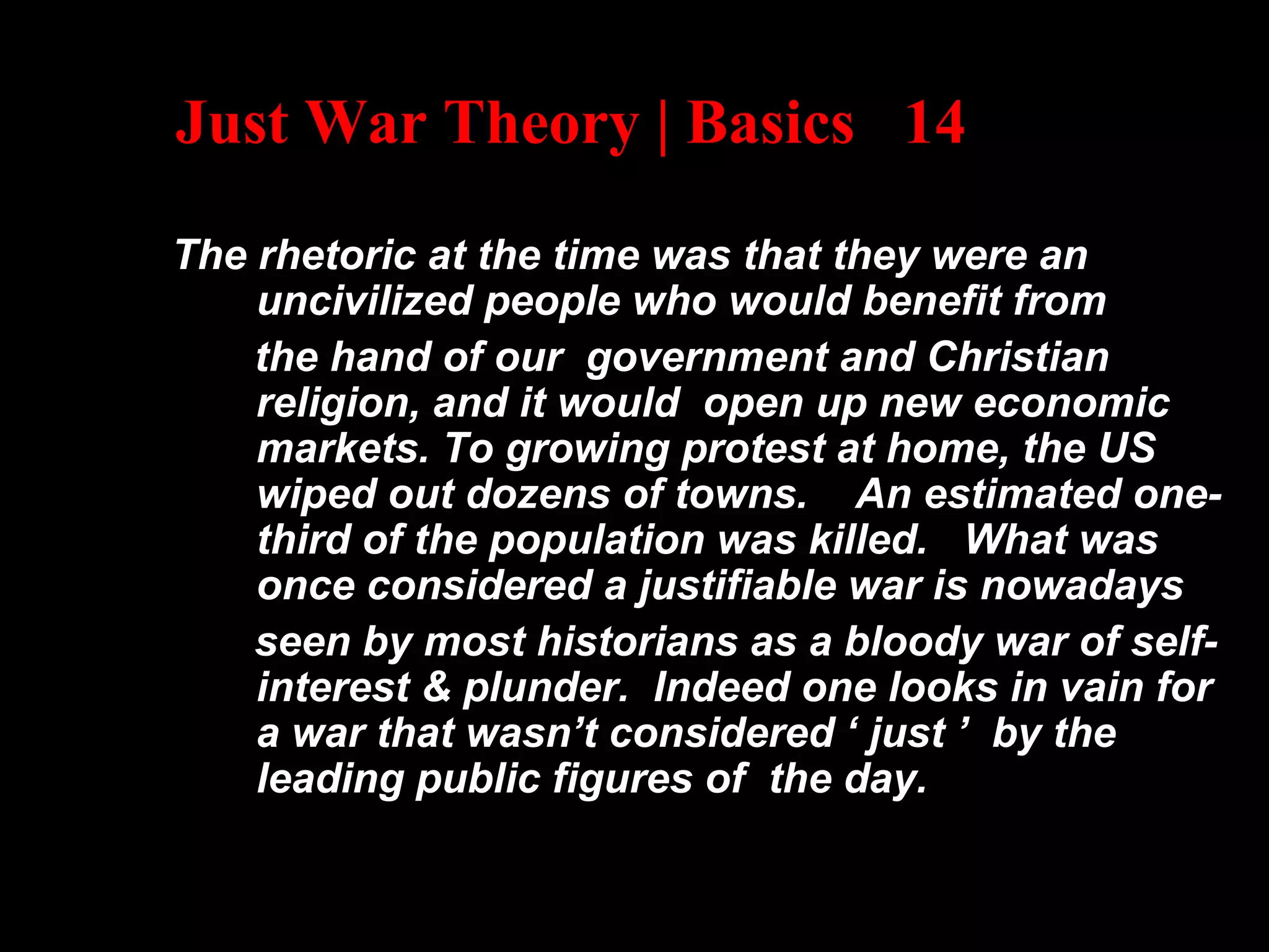 Just war | PPT