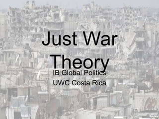 Just war theory | PPTX
