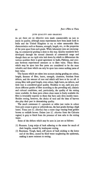 Jute fibre-to-yarn | PDF