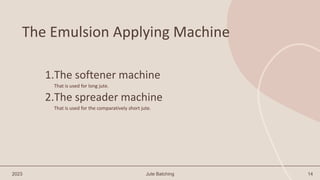 Jute Batching | PPTX