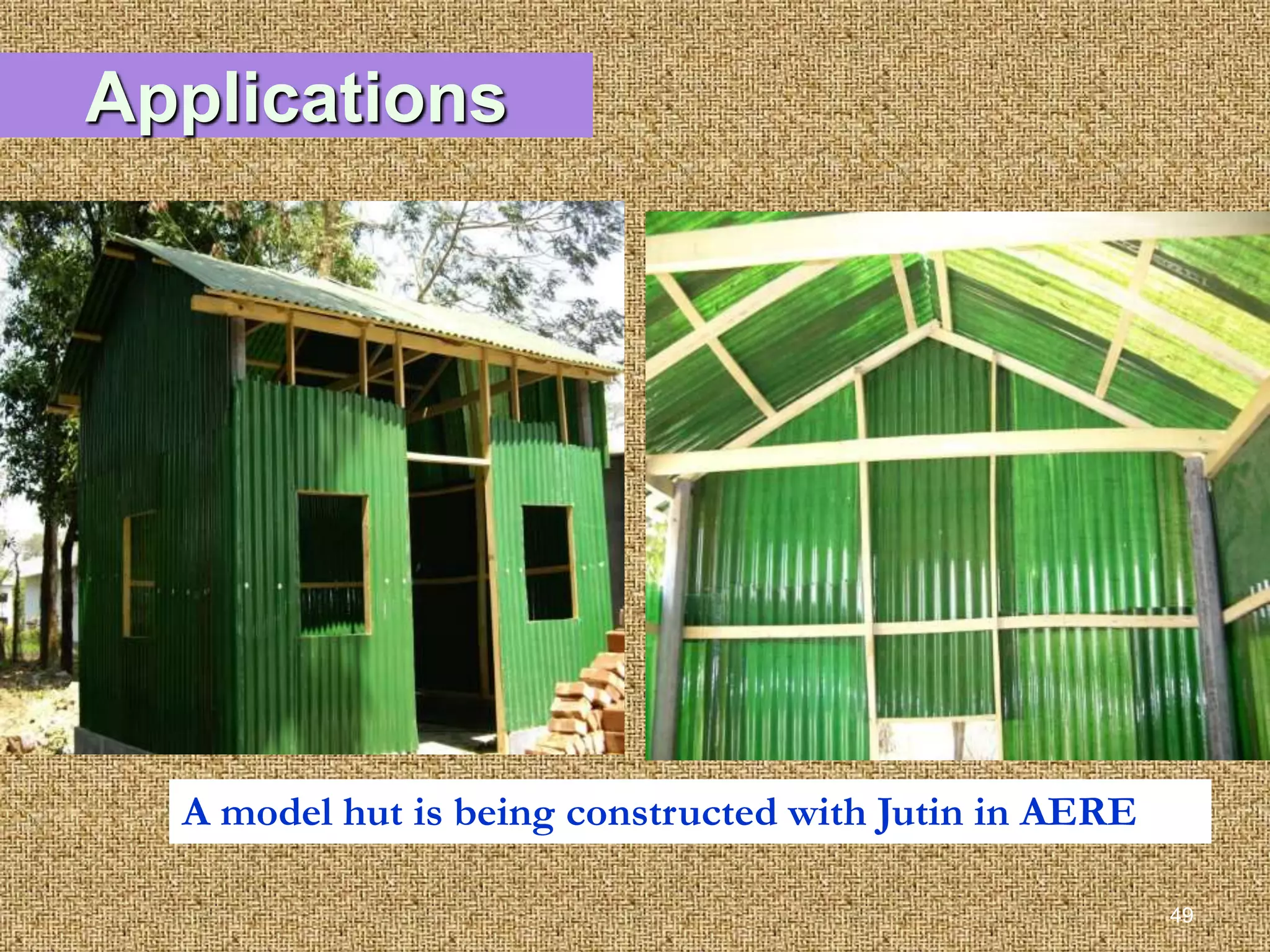 Jute and jute based products development process. | PPT