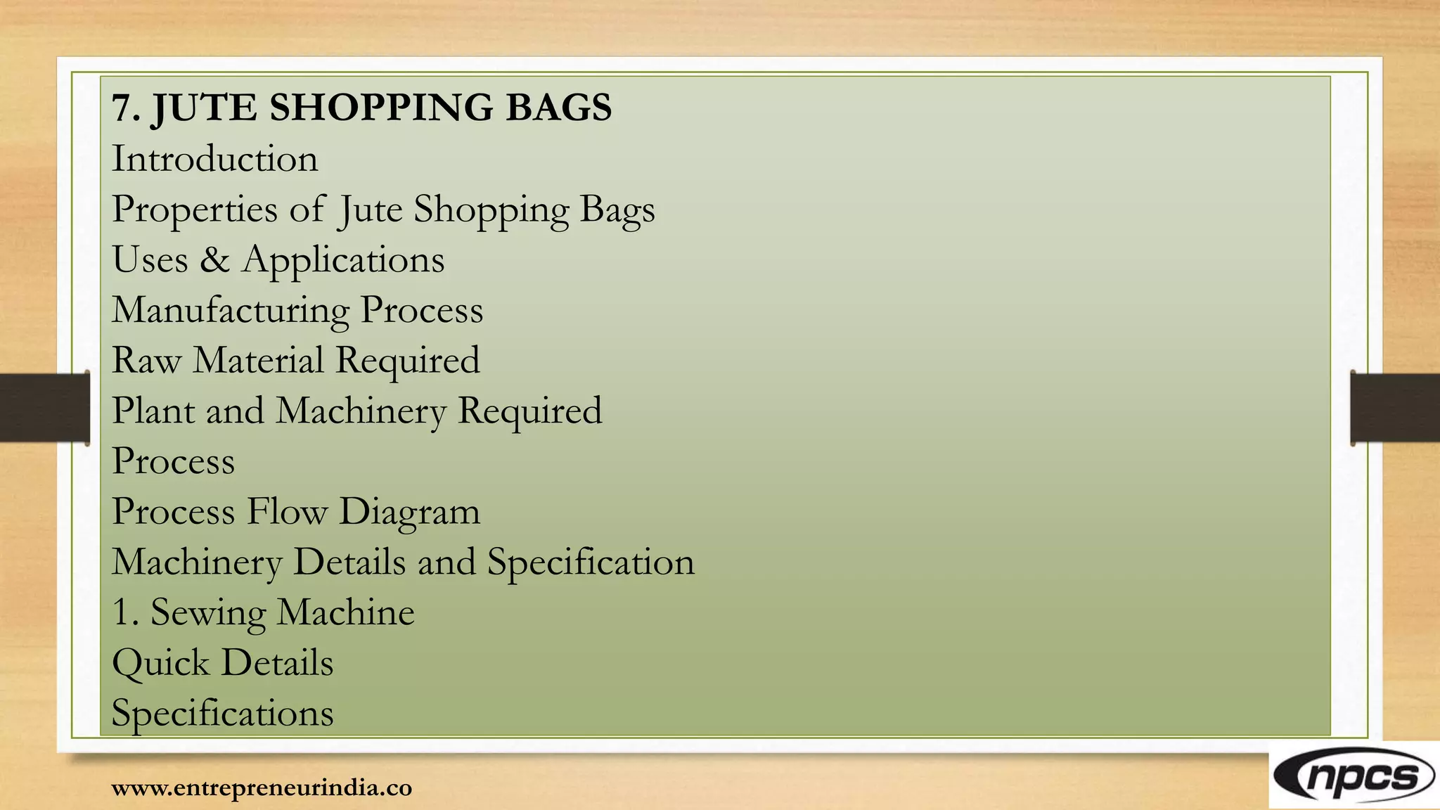 Jute and Coir Products with Cultivation and Processing | PPTX