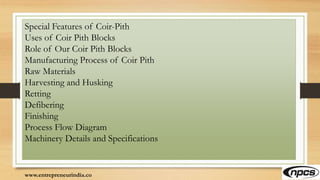 Jute and Coir Products with Cultivation and Processing | PPTX