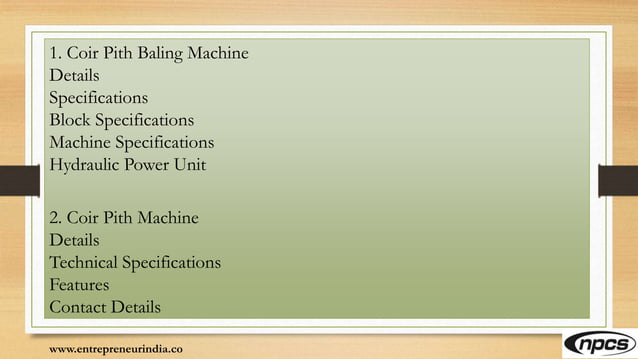 Jute and Coir Products with Cultivation and Processing | PPT