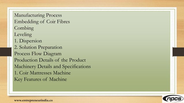 Jute and Coir Products with Cultivation and Processing | PPT