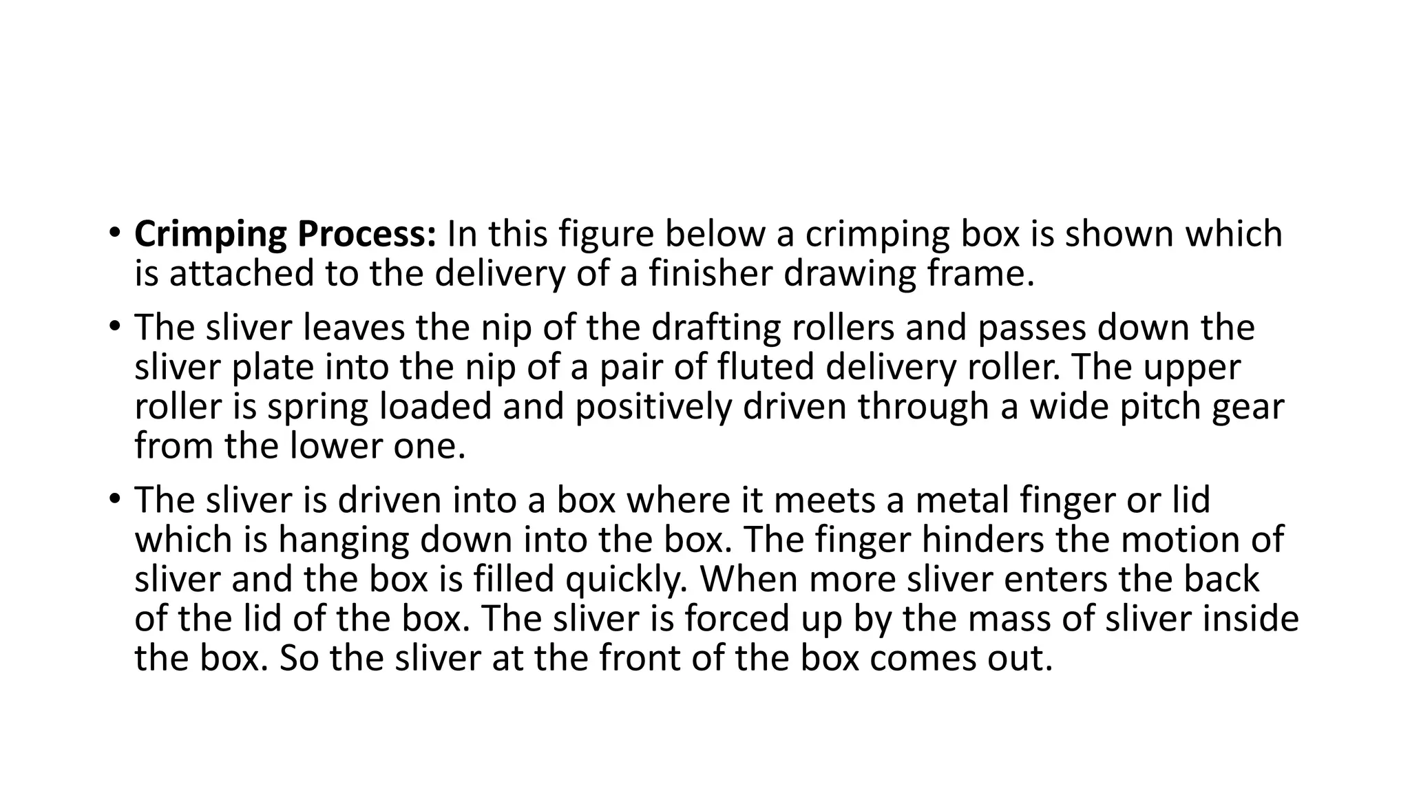 JUTE DRAW FRAME Presentation file pptx.pptx