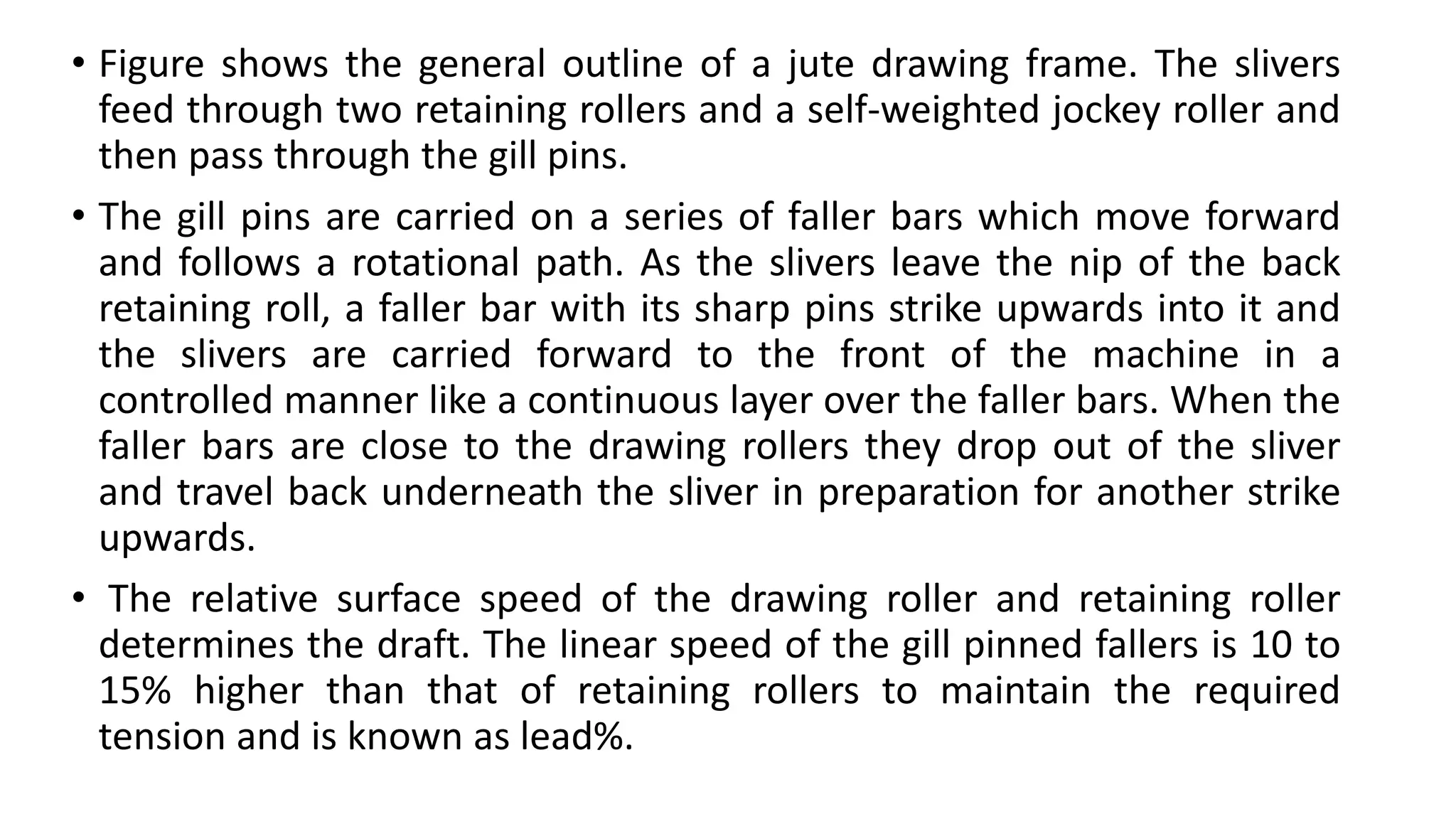 JUTE DRAW FRAME Presentation file pptx.pptx