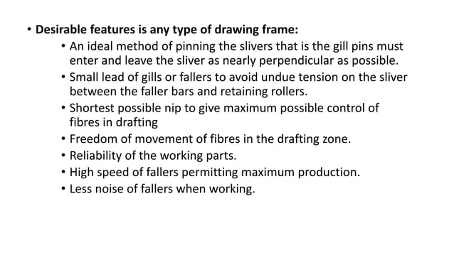 JUTE DRAW FRAME Presentation file pptx.pptx | Needlework | Arts and Crafts