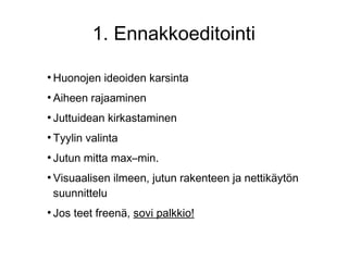 Jutunteon prosessi | PPT