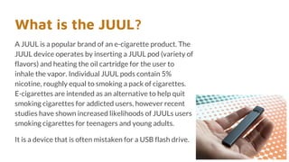 Juul Awareness Campaign | PPT