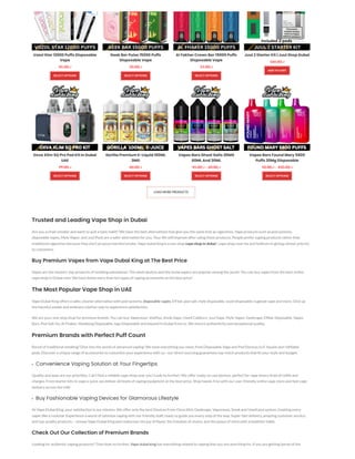 In Dubai, Juul pods have become increasingly popular | PDF