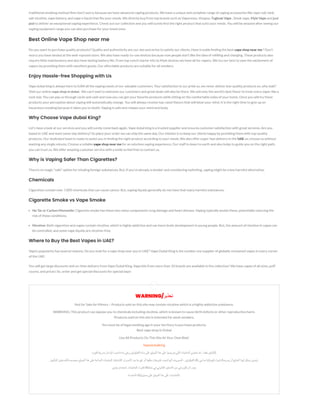 In Dubai, Juul pods have become increasingly popular | PDF