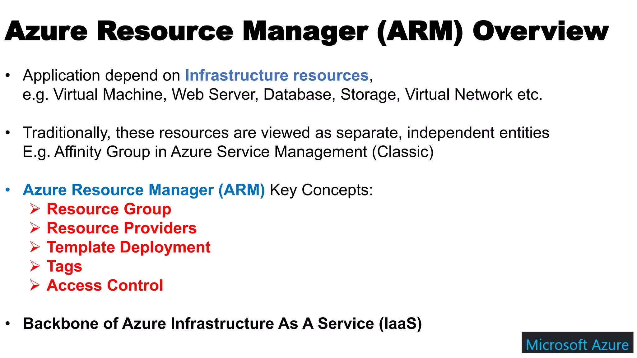 Azure Resource Manager Arm Template A Beginner Guide For Developers Pptx