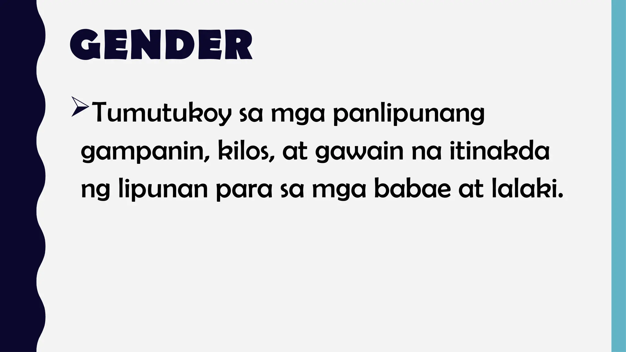 ARALING PANLIPUNAN - Grade 10: MGA URI NG KASARIAN (GENDER AND SEX).pptx
