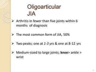 Juvenile arthritis an overview | PPT