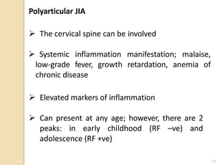 Juvenile arthritis an overview | PPT
