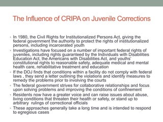 Juvenile corrections pp week 15 | PPTX