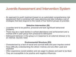 Juvenile corrections pp week 16 | PPTX