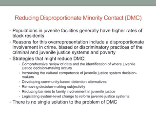 Juvenile corrections pp week 16 | PPTX