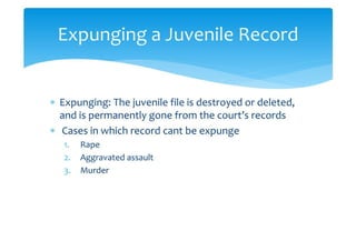 Juvenile Court System | PDF
