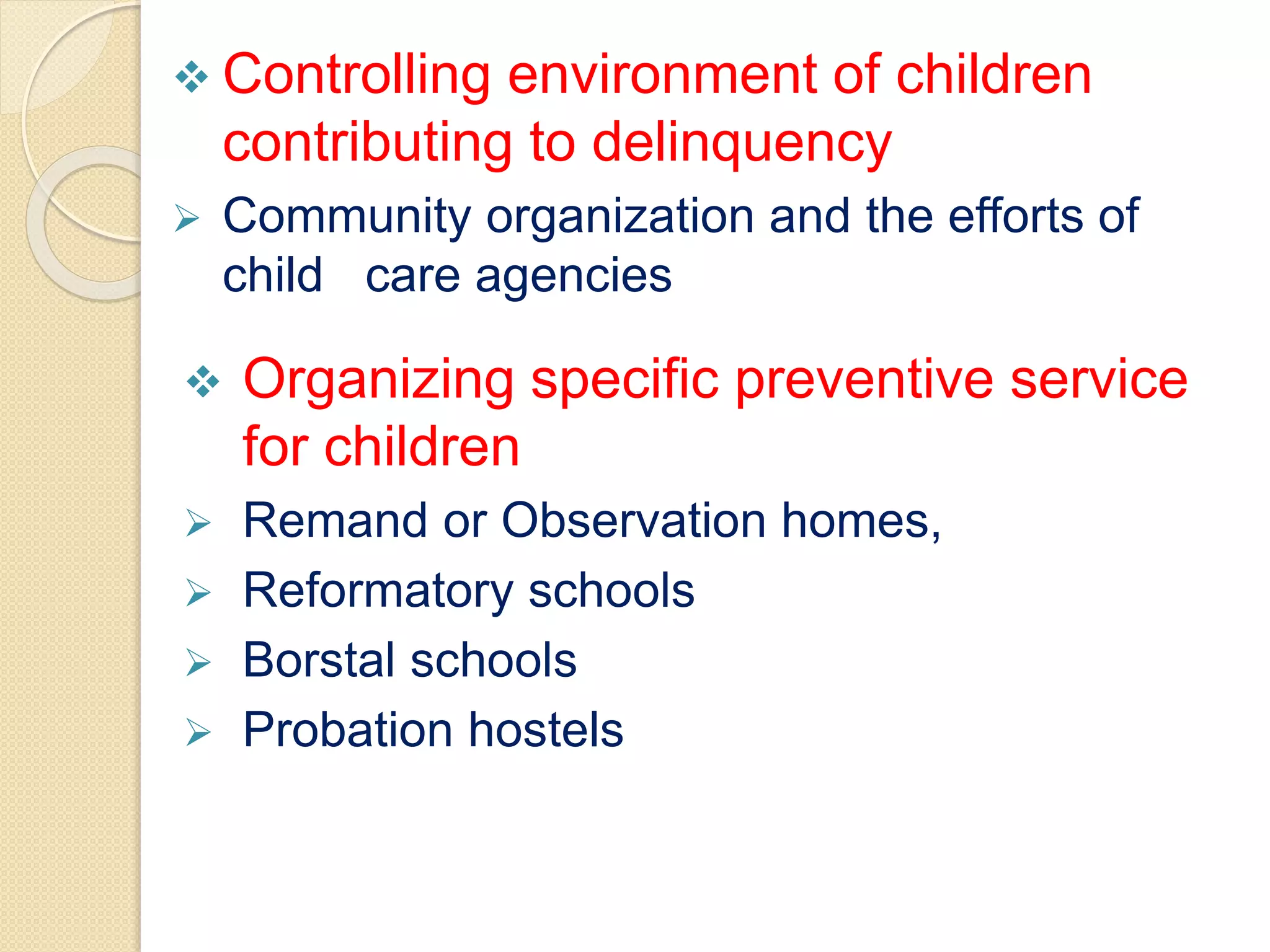 Juvenile delinquency | PPTX