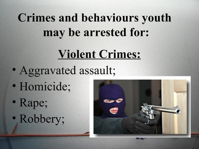 Juvenile Delinquency - Definition, Meaning, Examples, Crimes and ...