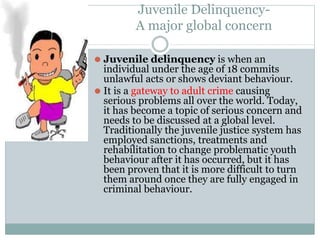 Juvenile delinquency | PPT