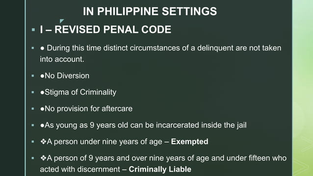 JUVENILE DELINQUENCY AND JUVENILE JUSTICE SYSTEM.pptx | Crime & Harmful ...