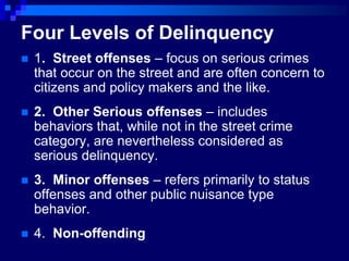 JUVENILE DELINQUENCY CAUSES AND STRUCTURE (Maridel Miralles).ppt