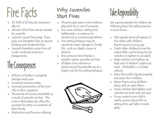 City of Salina Brochure-Juvenile Firesetter Program | PDF