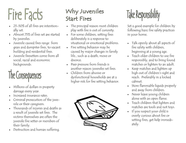 City of Salina Brochure-Juvenile Firesetter Program | PDF