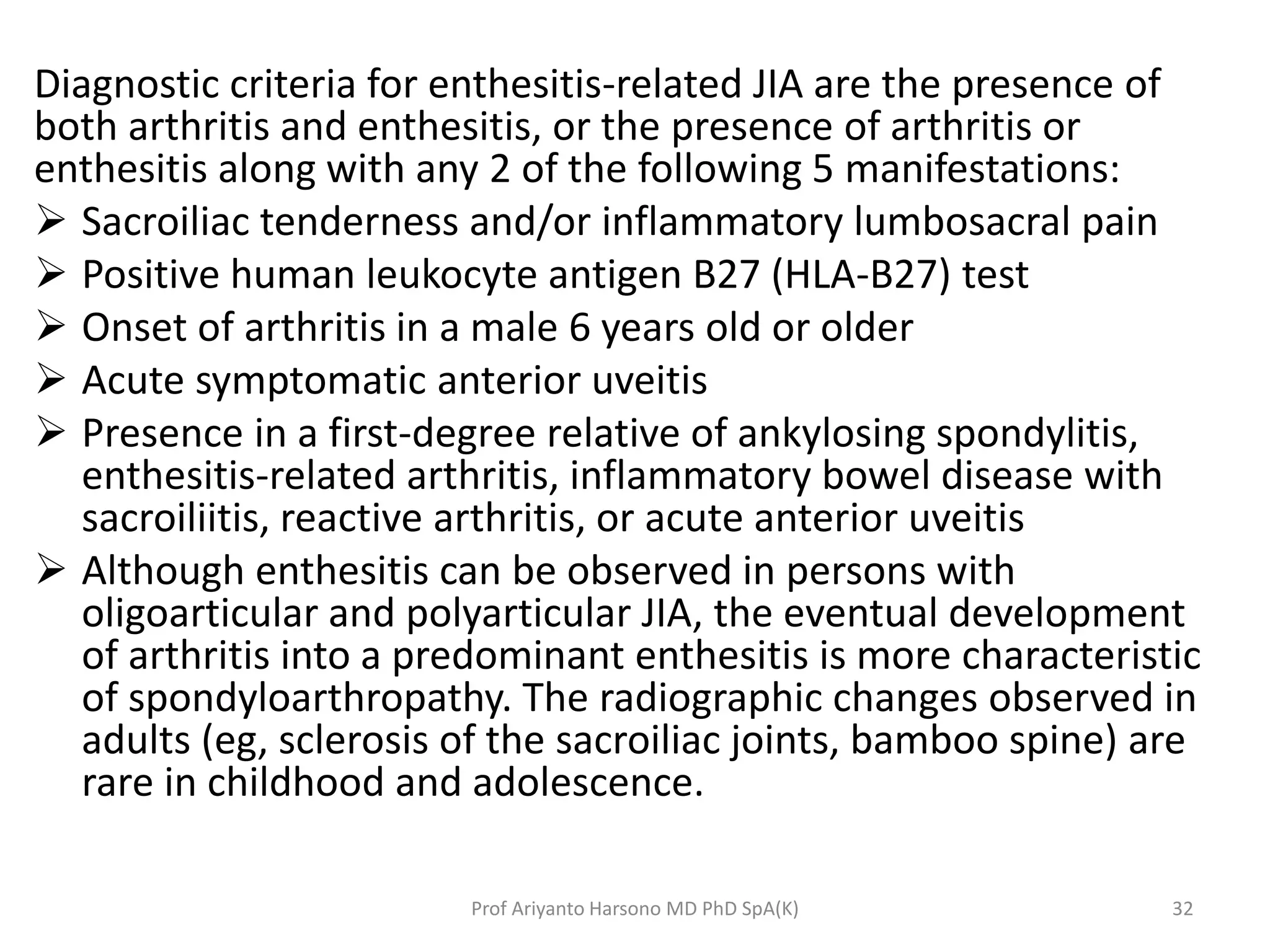 Juvenile idiopathic arthritis | PPTX | Bone and Joint Conditions ...